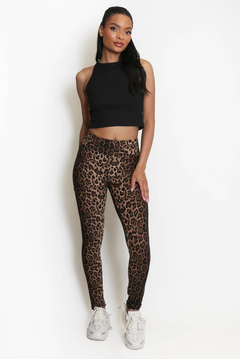 Cheetah Print Stretch Fit Legging - London – Storm Desire