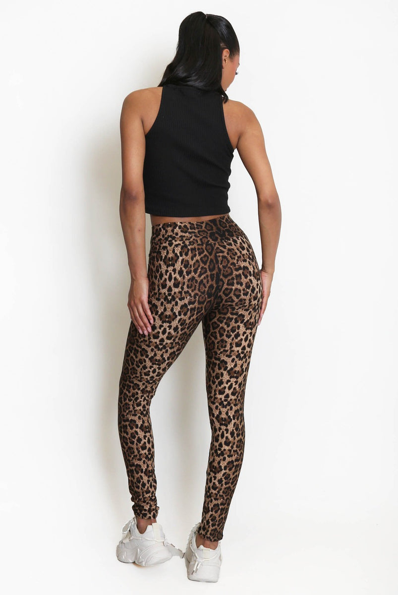 Cheetah Print Stretch Fit Legging - London – Storm Desire